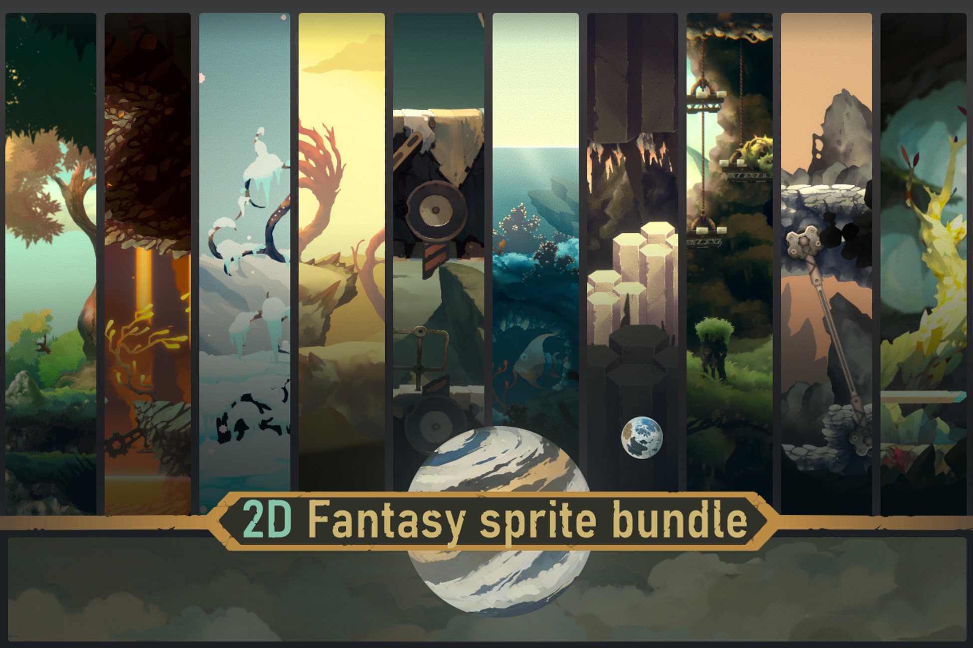 2D Fantasy sprite bundle | yzzfo | Share for Free